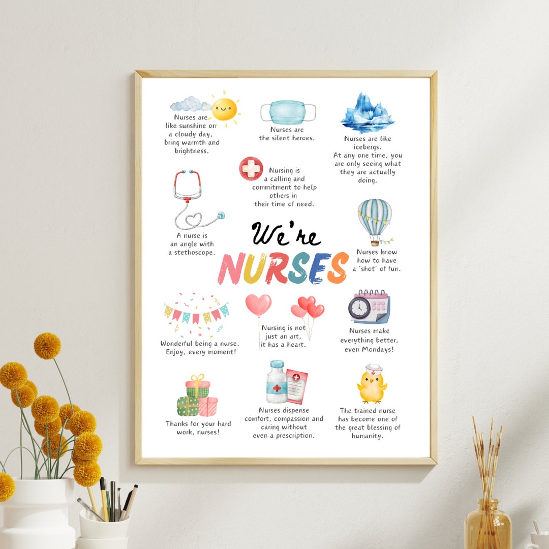 Nurse Wall Art, Nursing Quotes, Inspirational Quotes, Digital Downloads ...