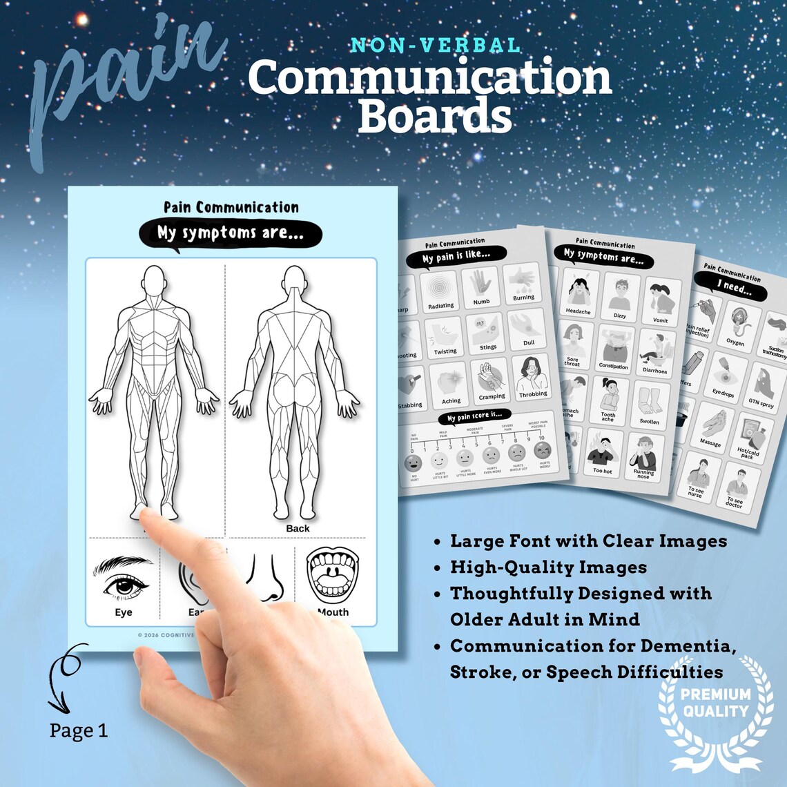 Communication Boards Bundle: Dementia, Stroke, Aphasia (digital ...
