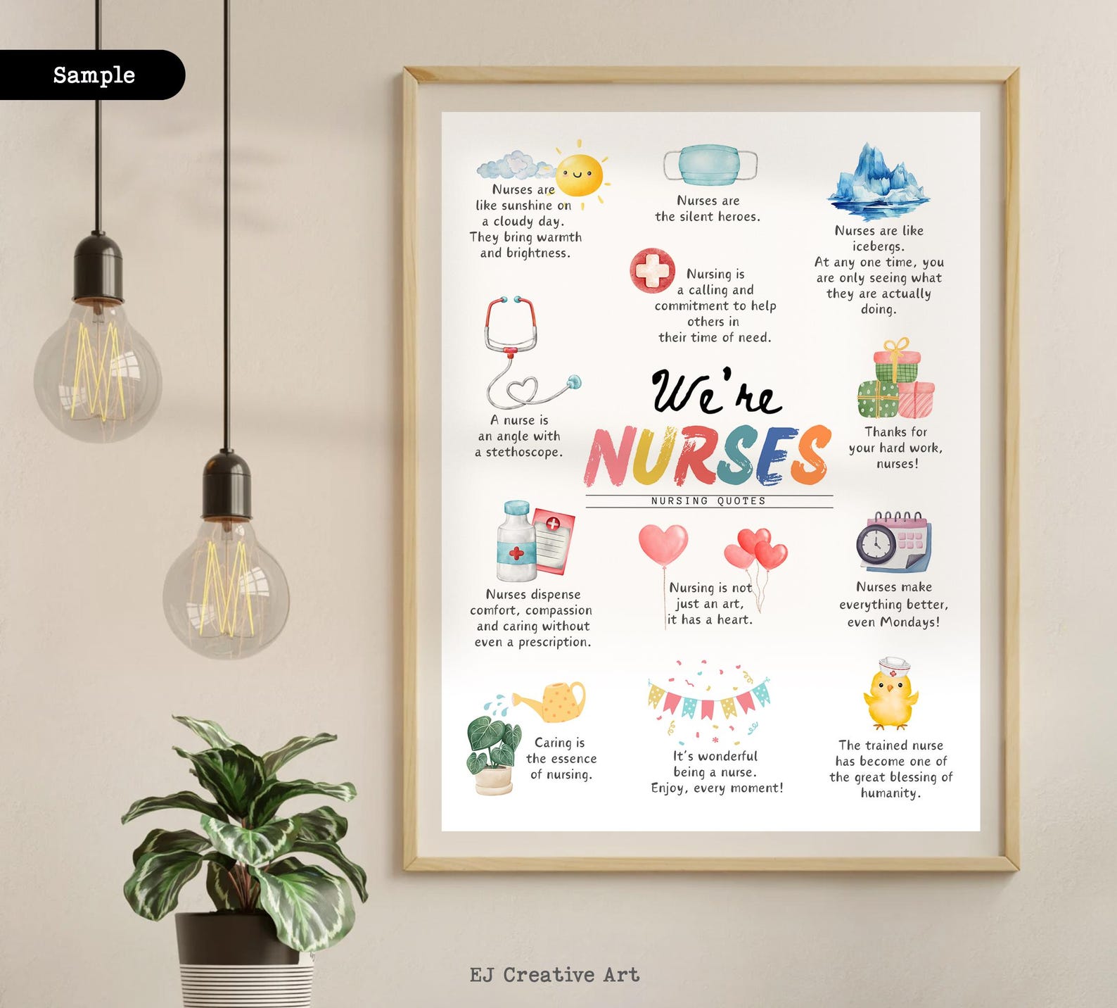 Nurse Wall Art, Nursing Quotes, Inspirational Quotes, Digital Downloads ...