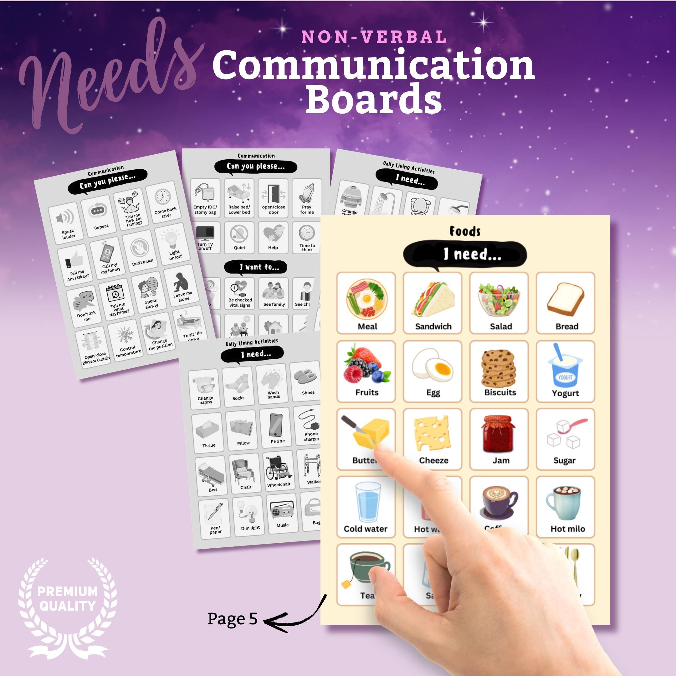 Communication Boards Bundle: Dementia, Stroke, Aphasia (digital ...