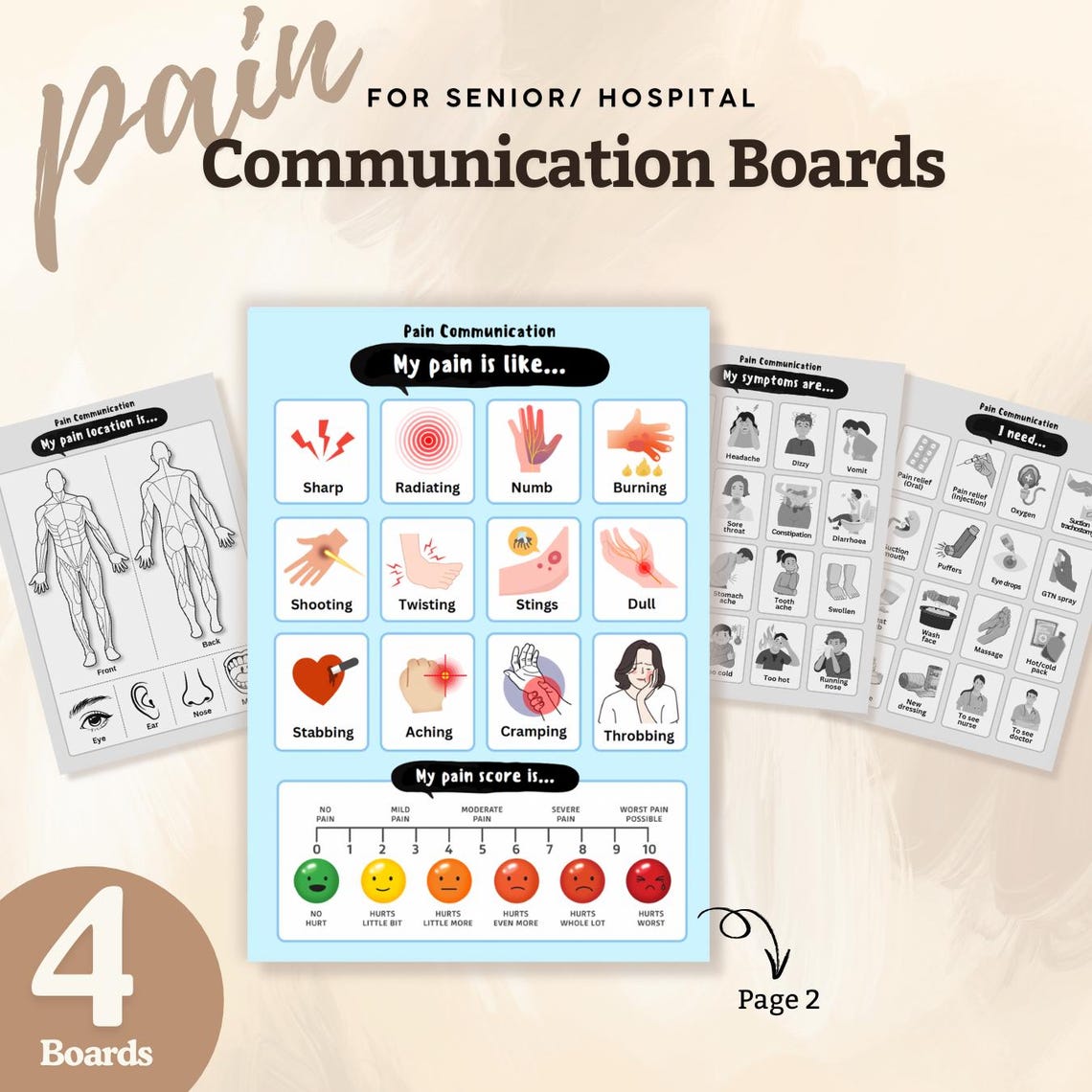 Communication Boards for Seniors and Patients With Dementia, Stroke ...