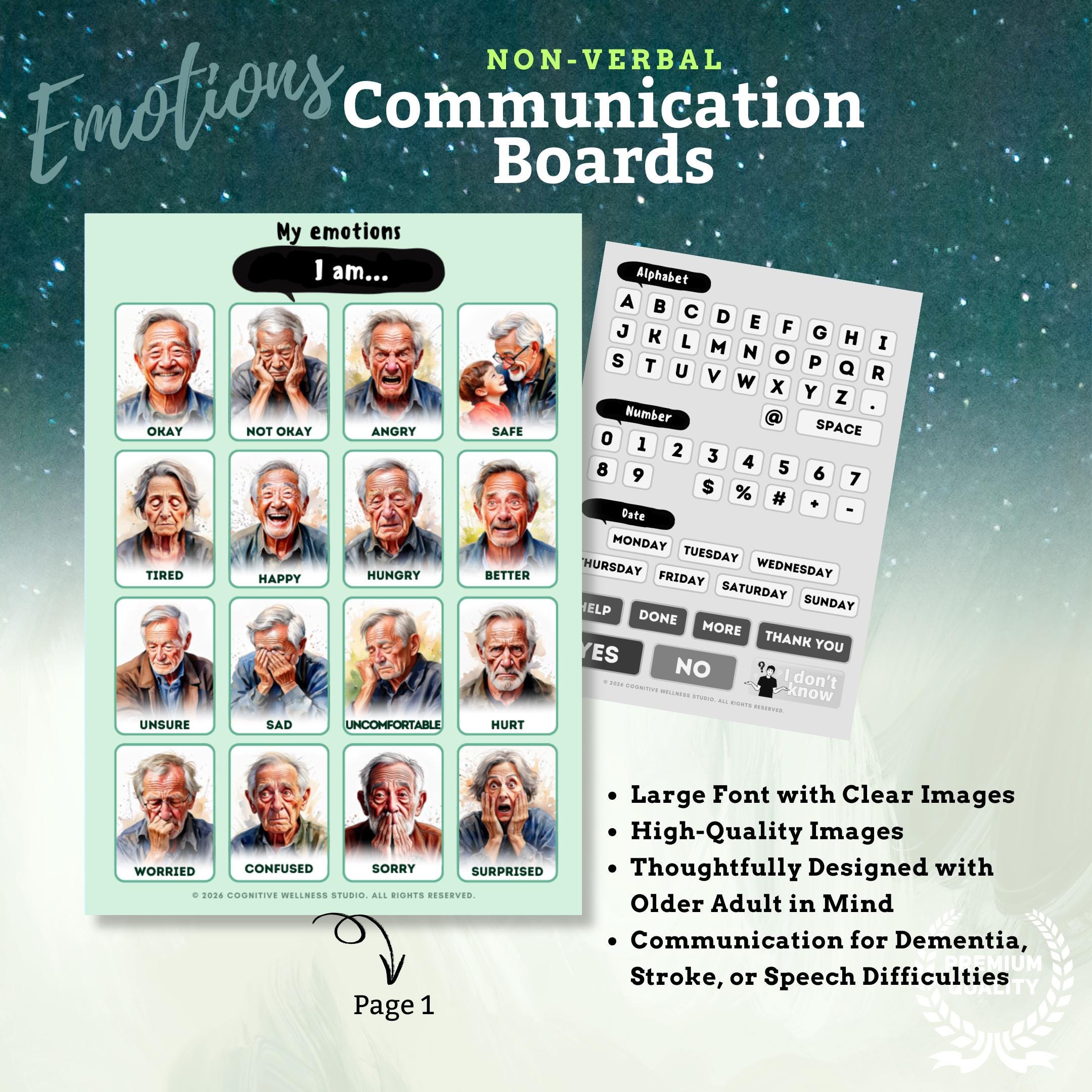 Communication Boards Bundle: Dementia, Stroke, Aphasia (digital ...