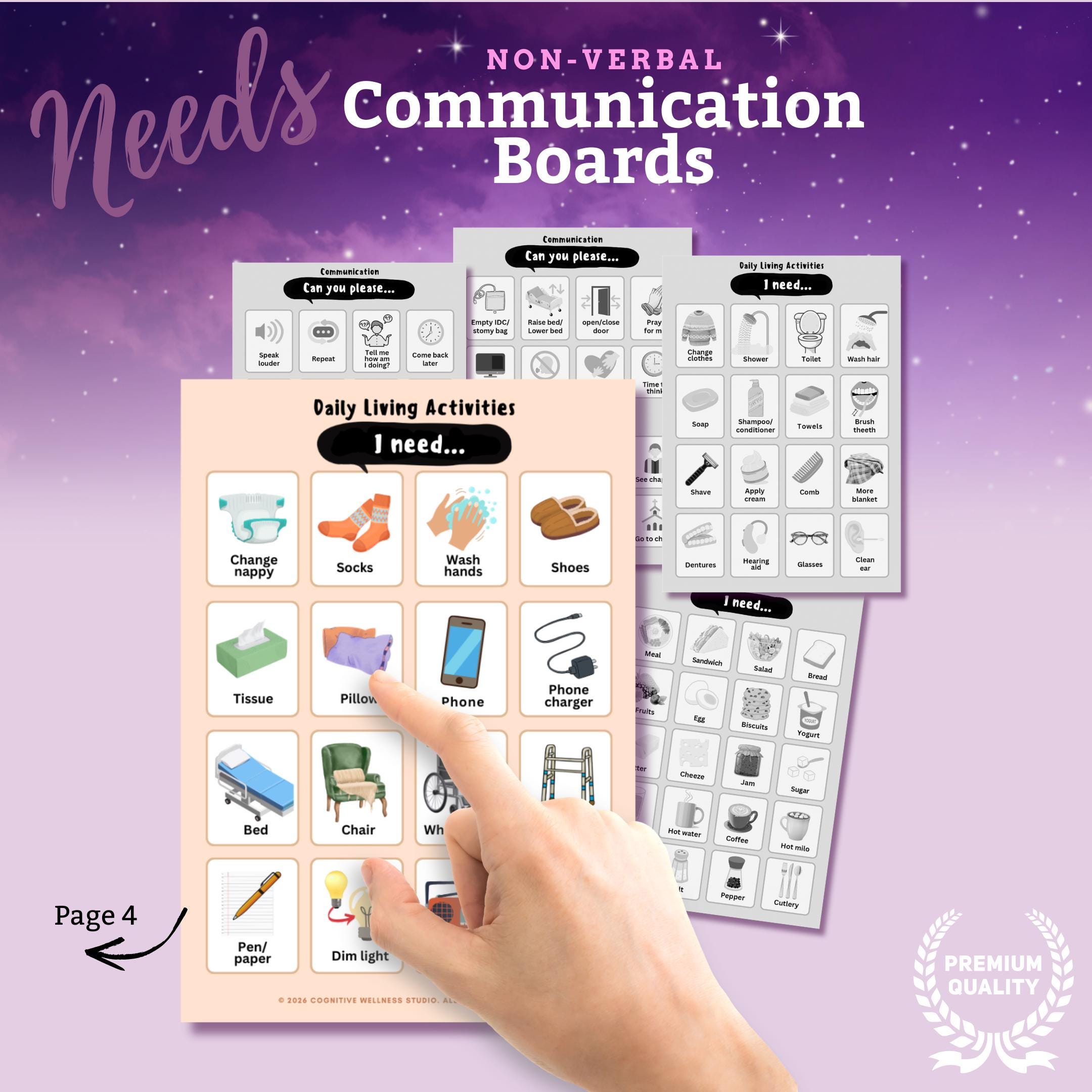 Communication Boards Bundle: Dementia, Stroke, Aphasia (digital ...