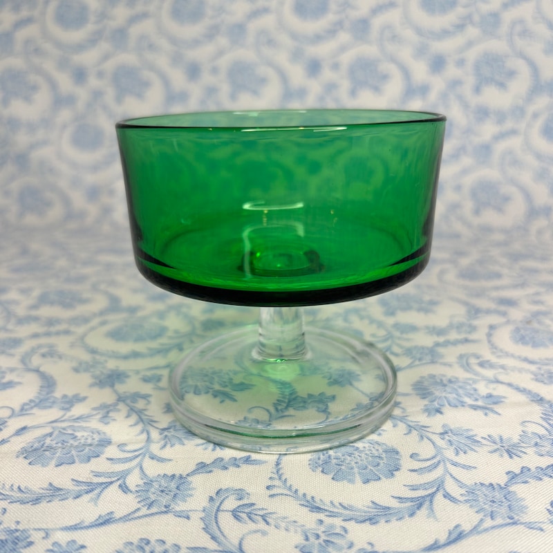 Vintage Luminarc Green - Etsy
