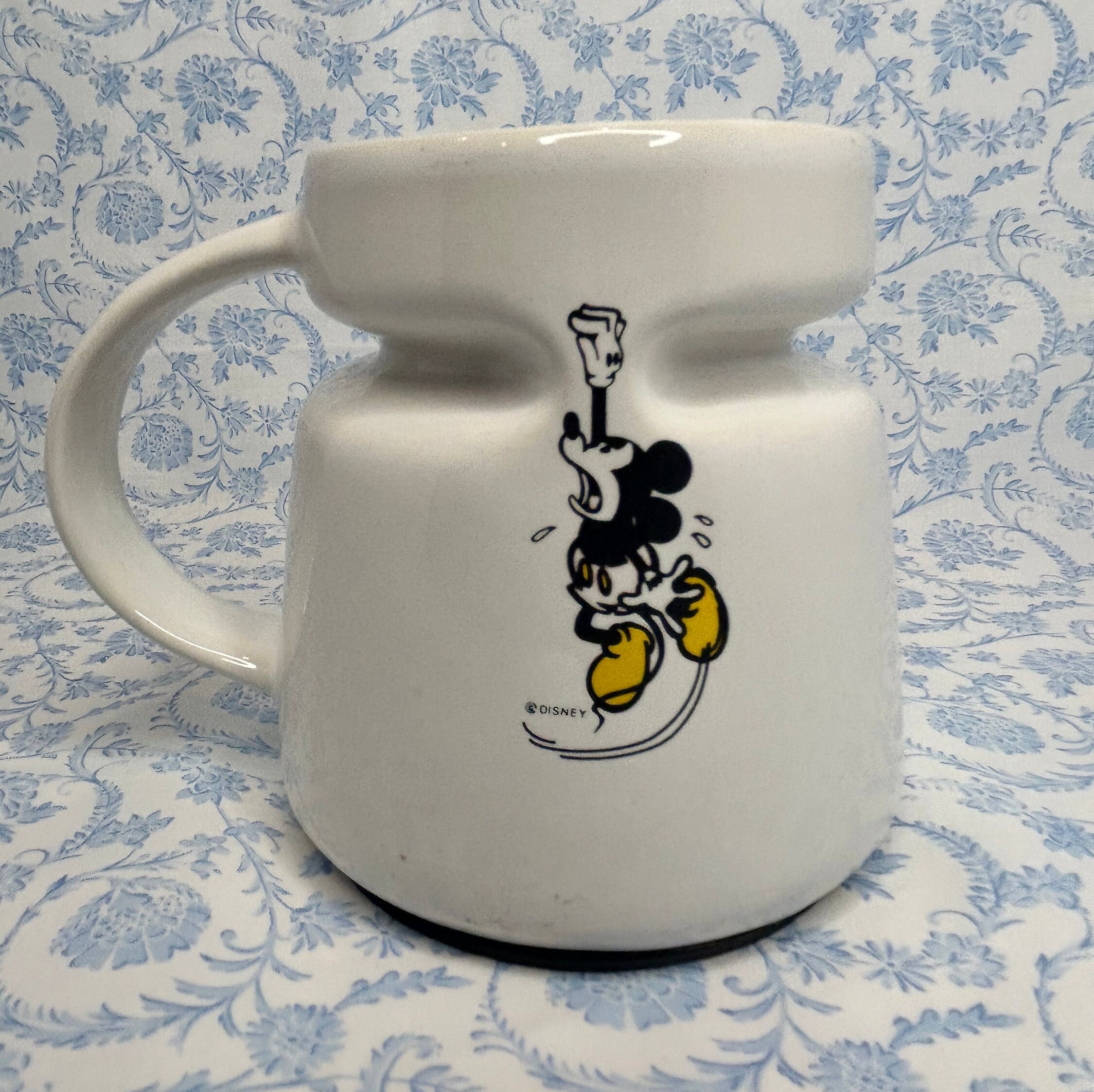 Vintage Disney Mickey Mouse No Spill Travel Mug - Etsy