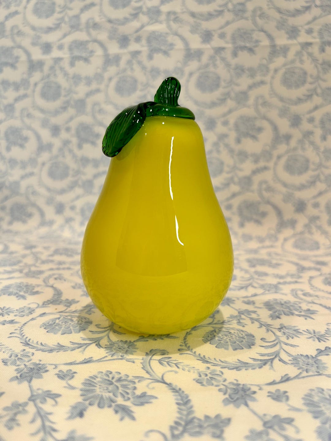 Vintage Glass Pear - Etsy