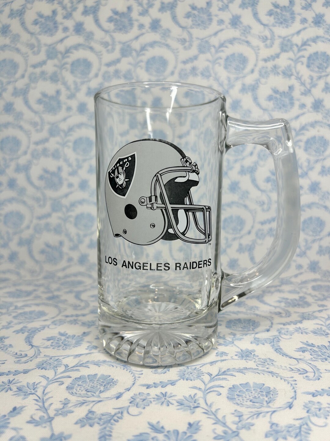 Vintage 70’s/80’s Los Angeles Raiders Glass Beer Mug - Etsy