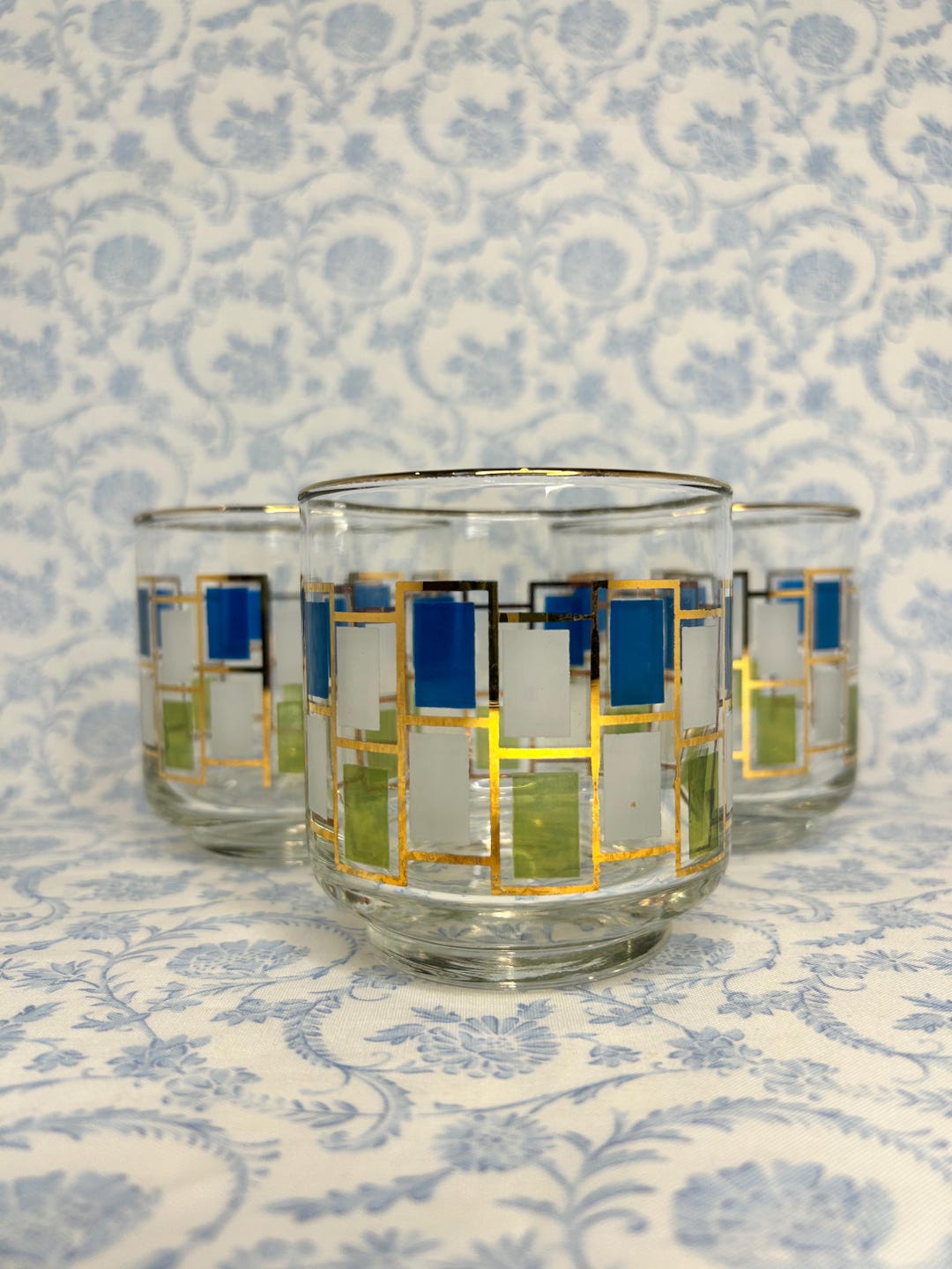 Vintage Libbey Nordic Glass Set - Etsy