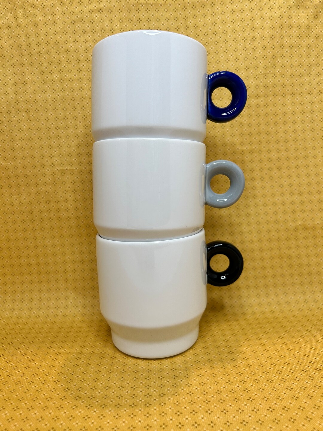 Vintage Sebastian Conran Stackable Mugs3 - Etsy
