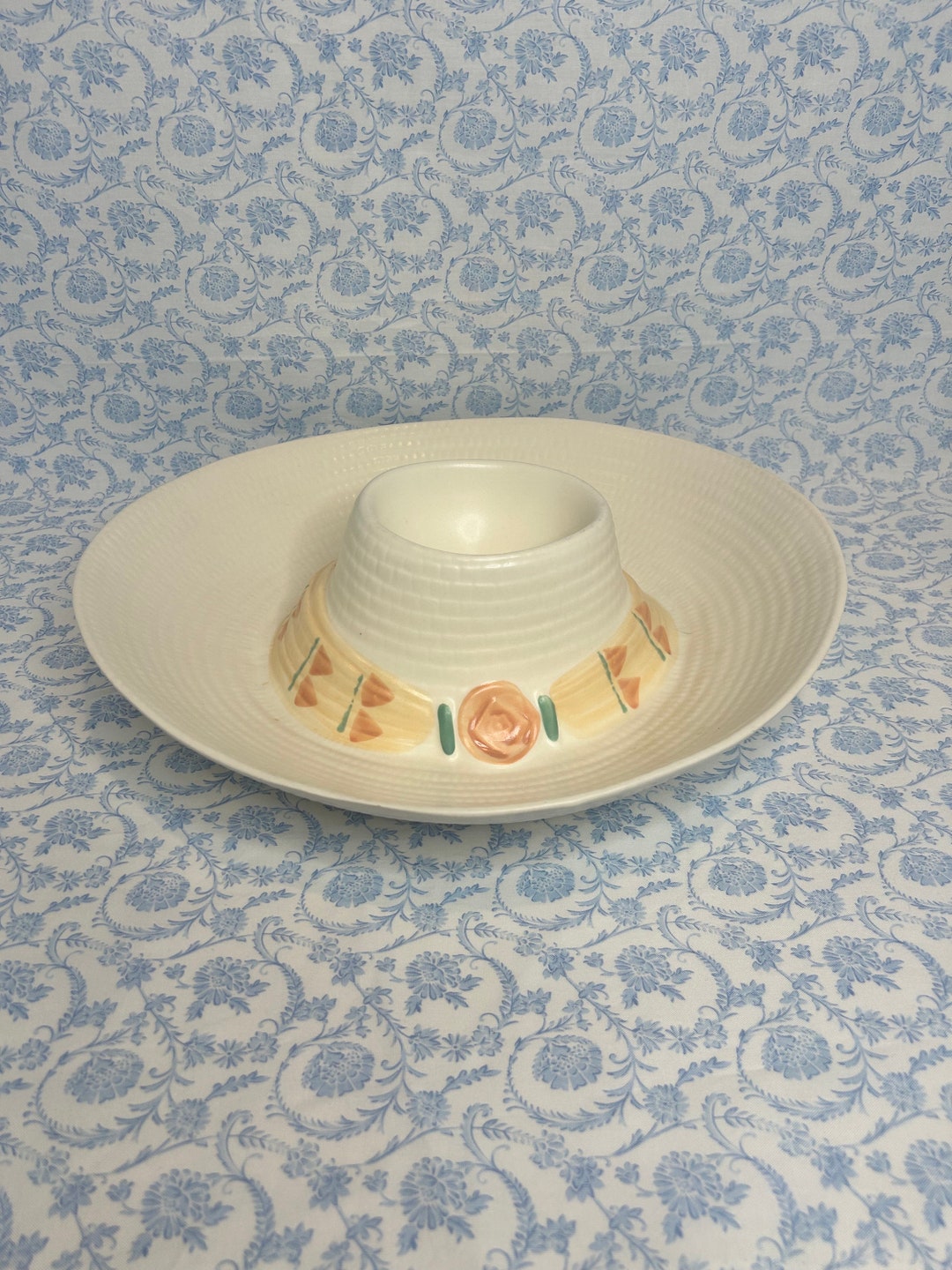 Vintage Chip and Dip Sombrero Bowl - Etsy