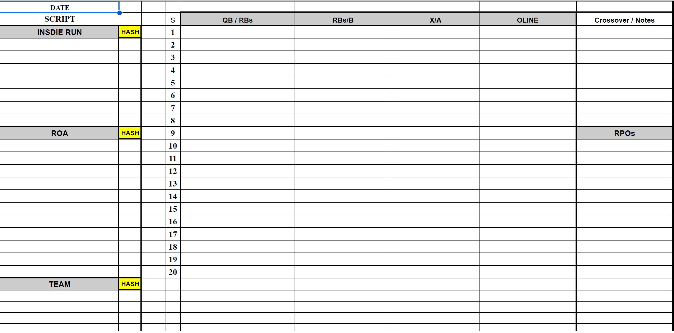 Offensive Practice Plan - Etsy