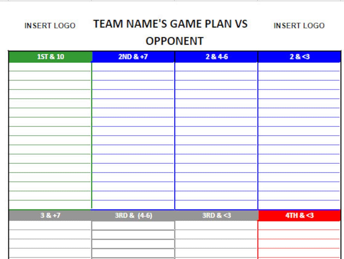 Offensive Call Sheet Bundle - Etsy