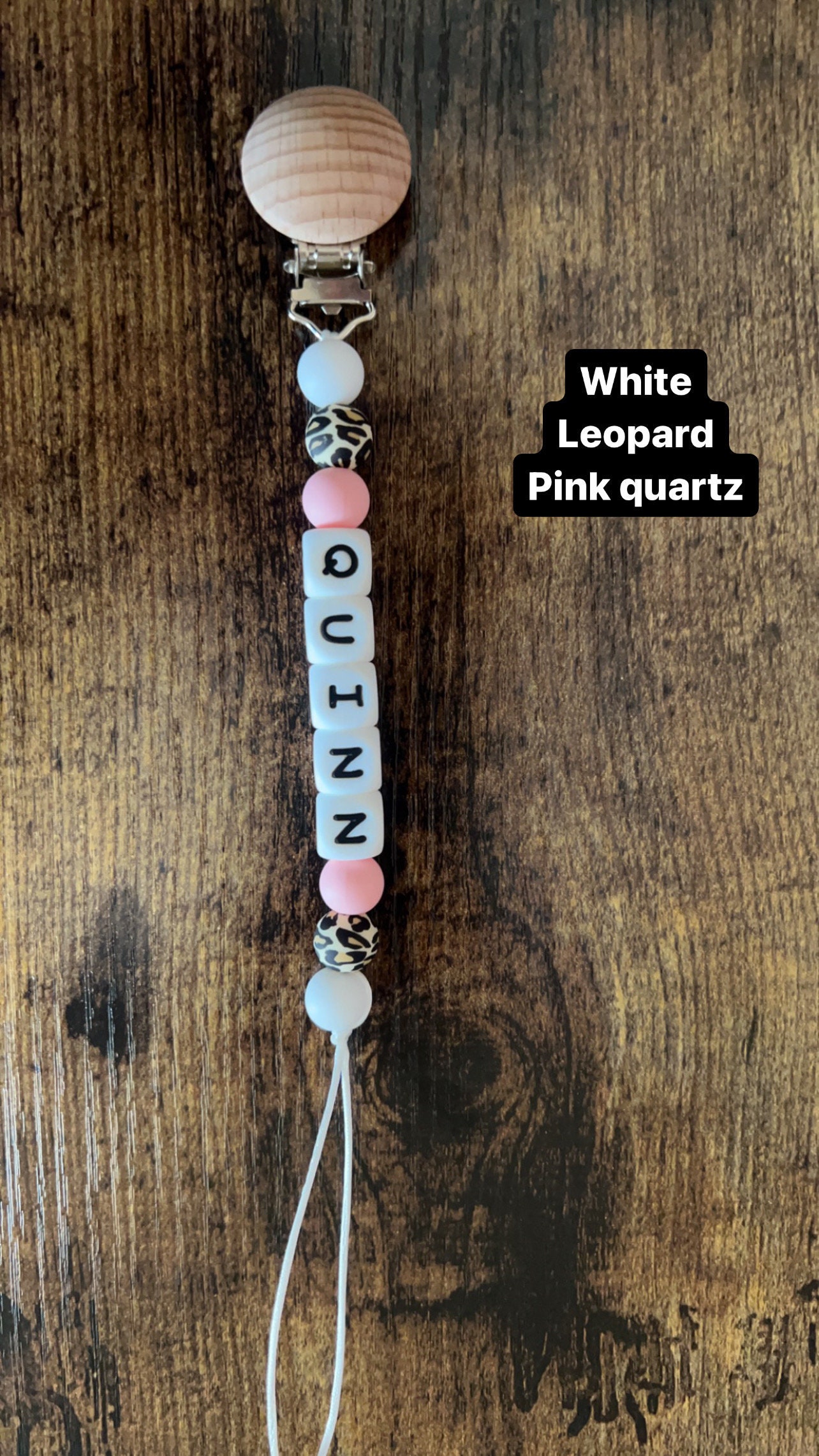 Personalized Pacifier Clips Baby Shower Gift Boho - Etsy