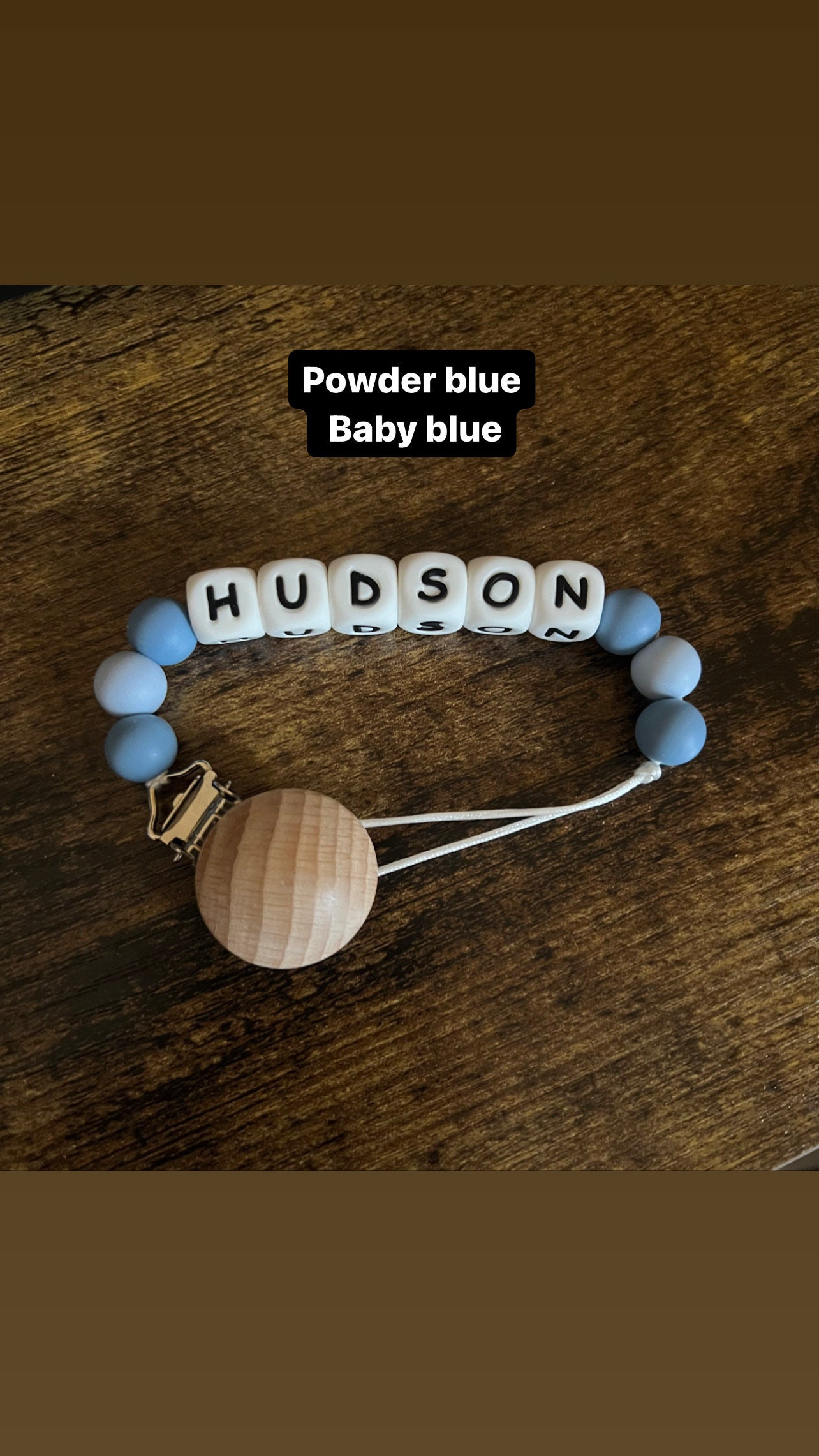 Personalized Pacifier Clips Baby Shower Gift Boho - Etsy