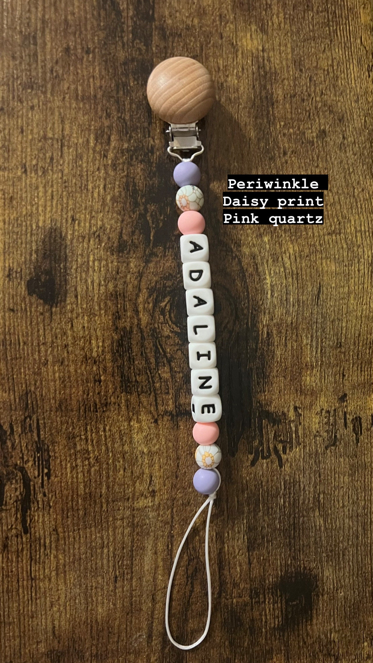 Personalized Pacifier Clips Baby Shower Gift Boho - Etsy