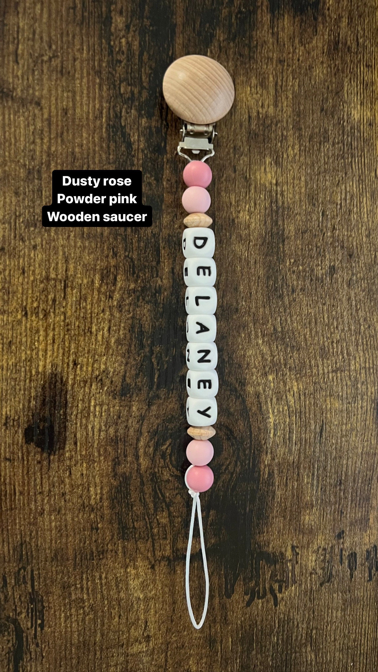 Personalized Pacifier Clips Baby Shower Gift Boho - Etsy