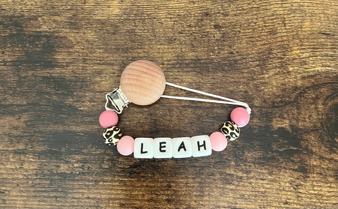 Personalized Pacifier Clips Baby Shower Gift Boho - Etsy