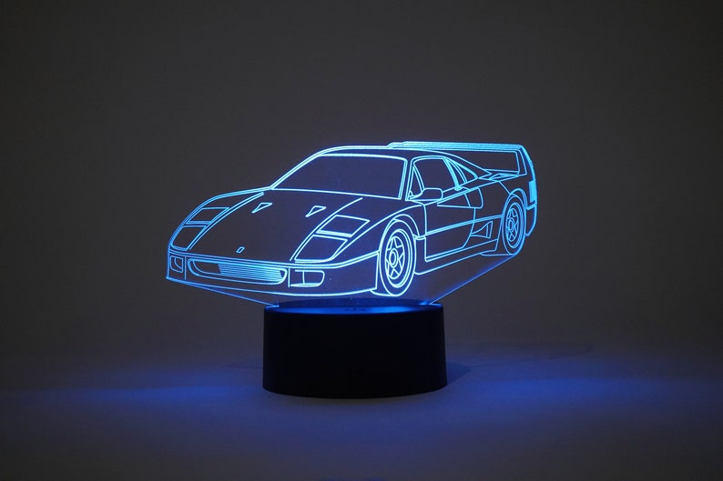 Ferrari F40 LED Light - Etsy