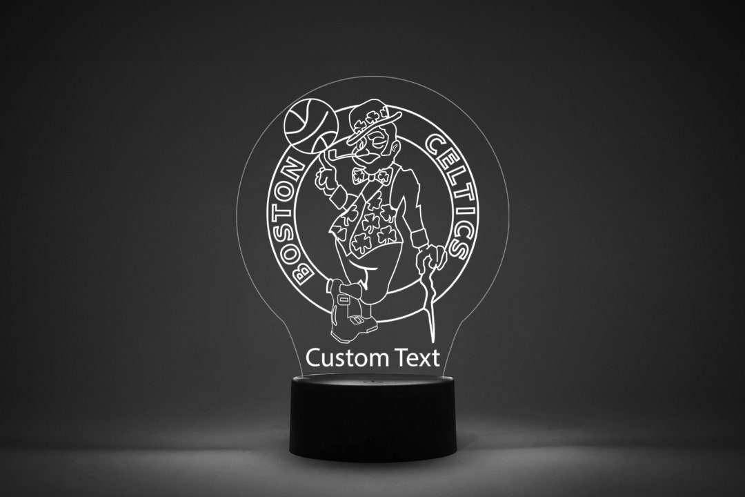 Personalized Boston Celtics LED Light Multi Color Gift for Mavericks ...