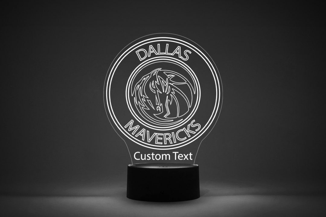 Personalized Dallas Mavericks LED Light Multi Color Gift for Mavericks ...