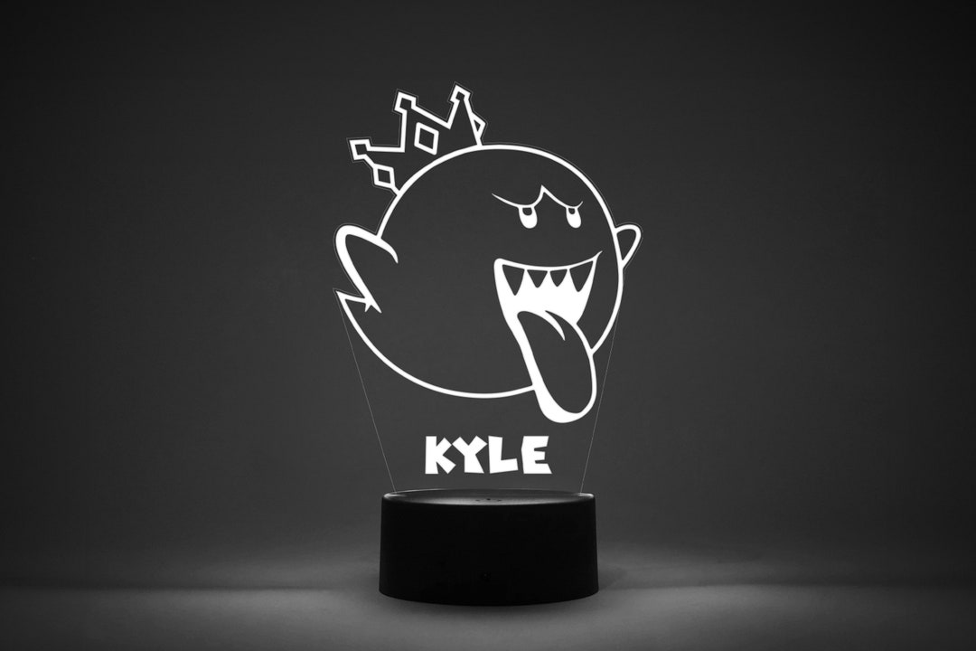 King Boo LED Night Light Super Mario Kids Gift Super Mario Bros Mario ...