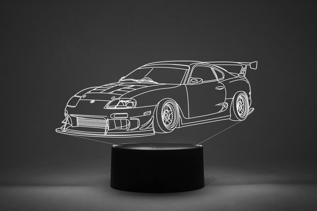 Personalized Mk4 Toyota Supra LED Light Multi Color Perfect Gift for ...