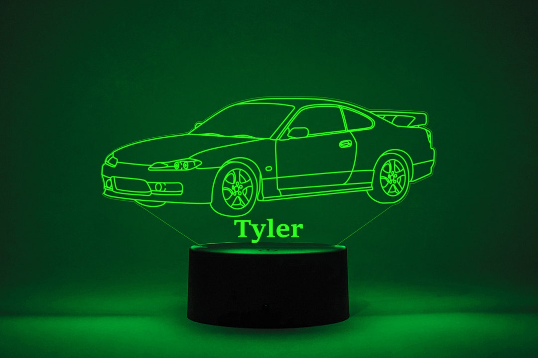 Personalized Nissan Silvia LED Light Personalized Gift Multi Color Led ...