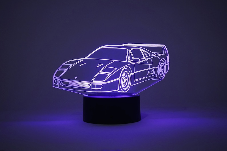 Ferrari F40 LED Light - Etsy