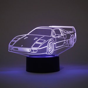 Ferrari F40 LED Light - Etsy