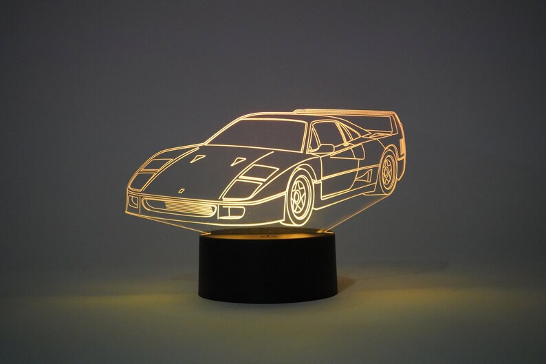 Ferrari F40 LED Light - Etsy