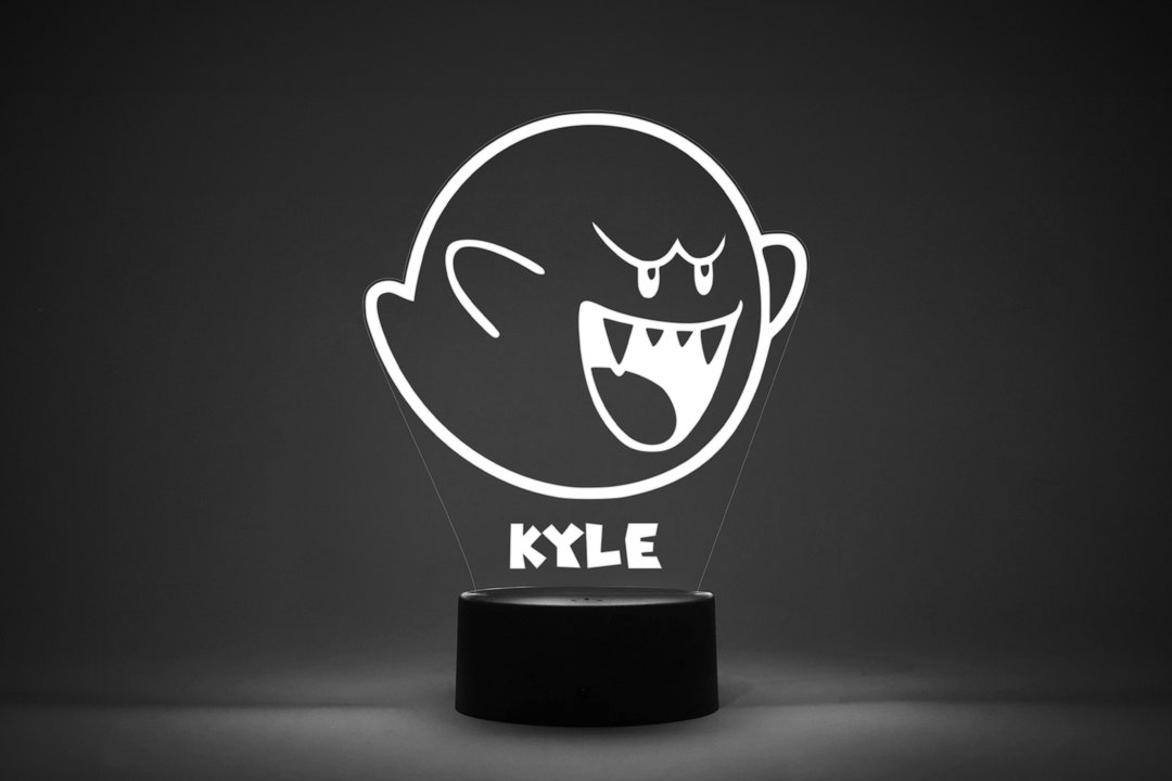 Boo LED Night Light Super Mario Kids Gift Super Mario Bros Mario Lamp ...