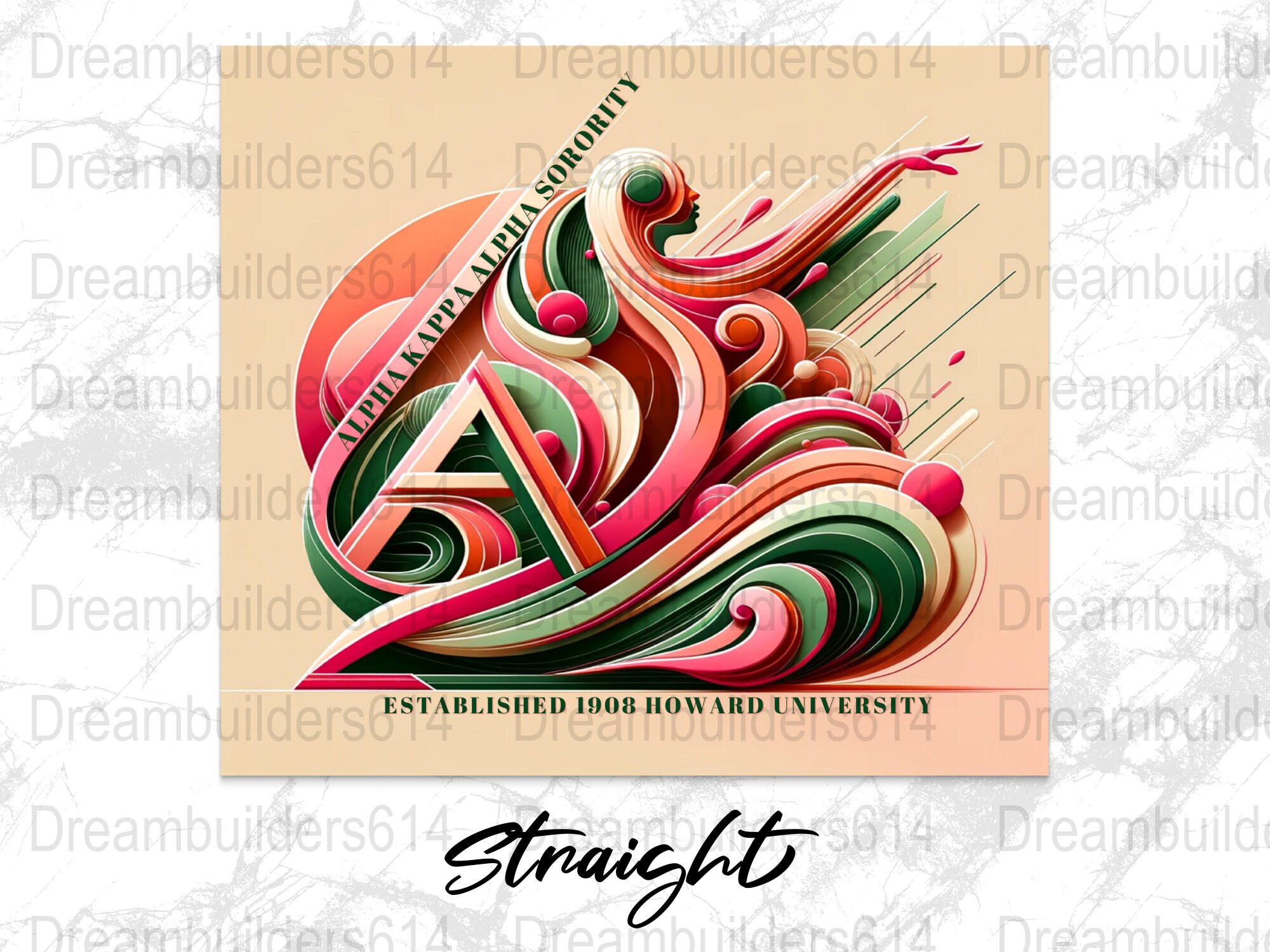 Alpha Kappa Alpha Sorority Wrap 20 Oz Straight Tumbler Wraps - Etsy