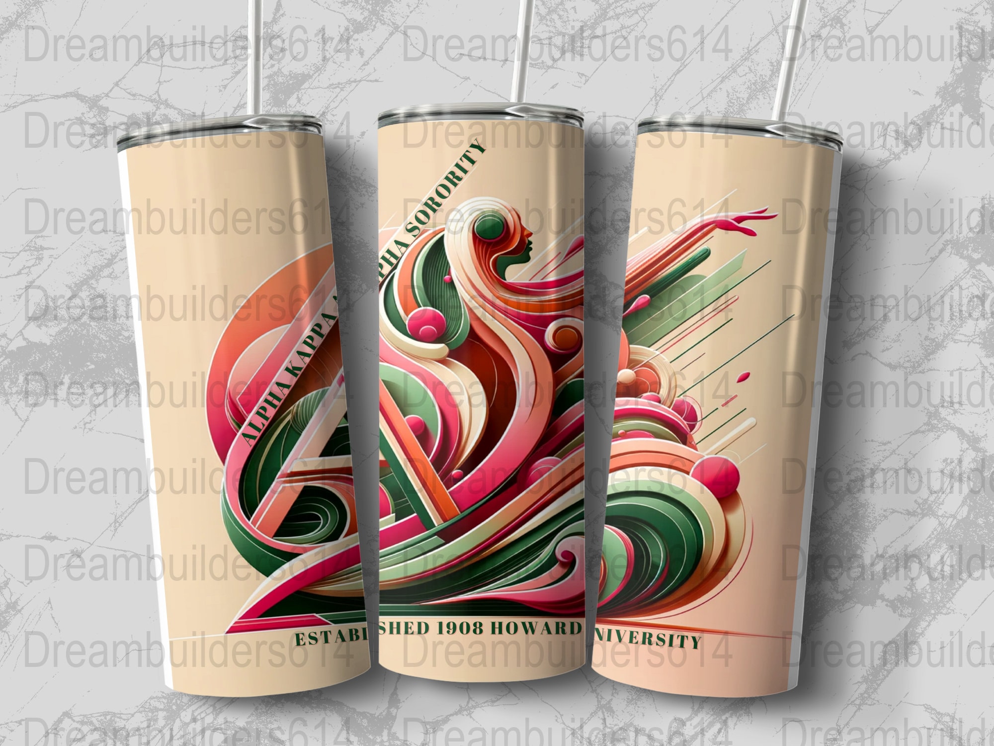 Alpha Kappa Alpha Sorority Wrap 20 Oz Straight Tumbler Wraps - Etsy