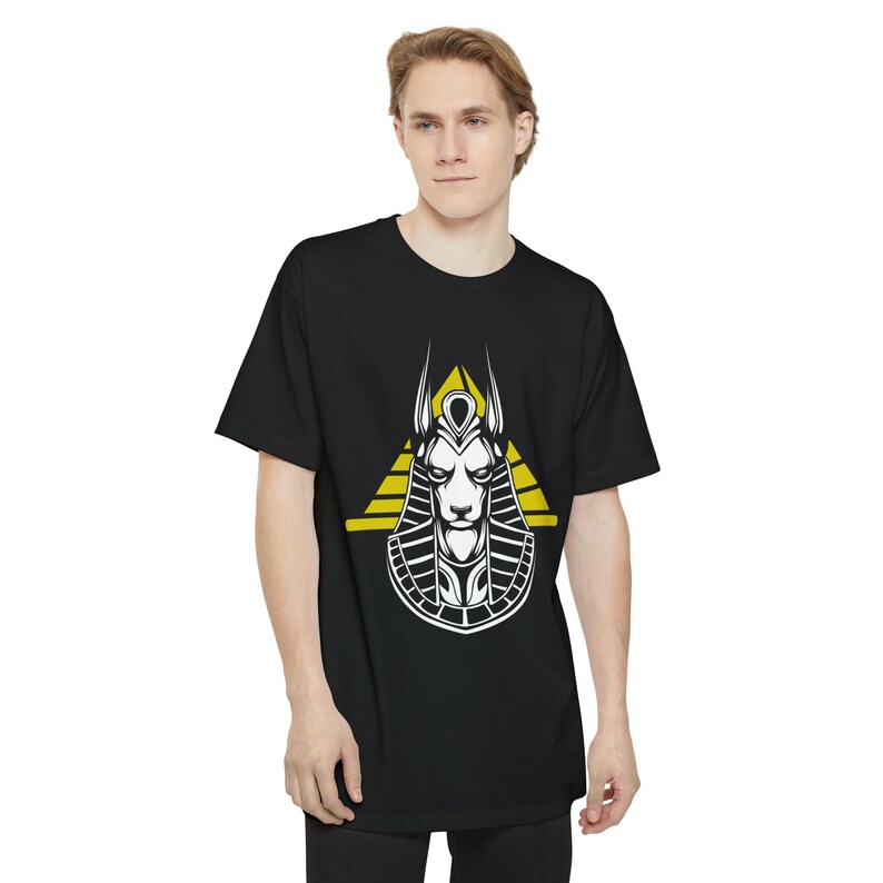 Anubis Egyptian God Head and Pyramid Tshirt - Etsy