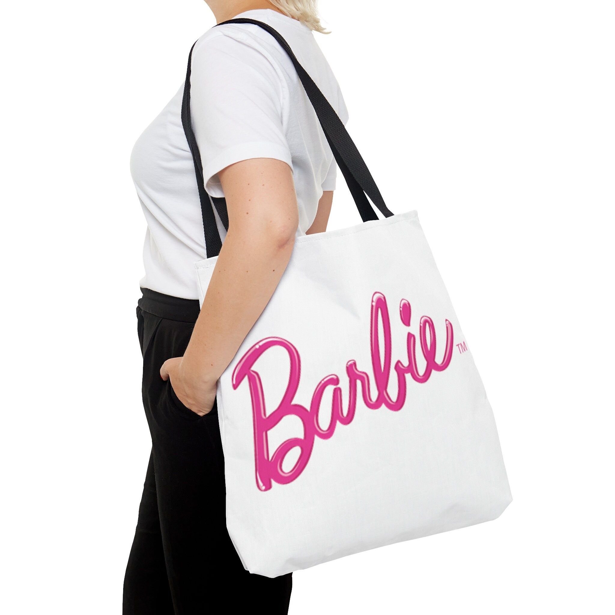 Barbie Movie Tote Bag (AOP) Designed & Sold By ClairThompson