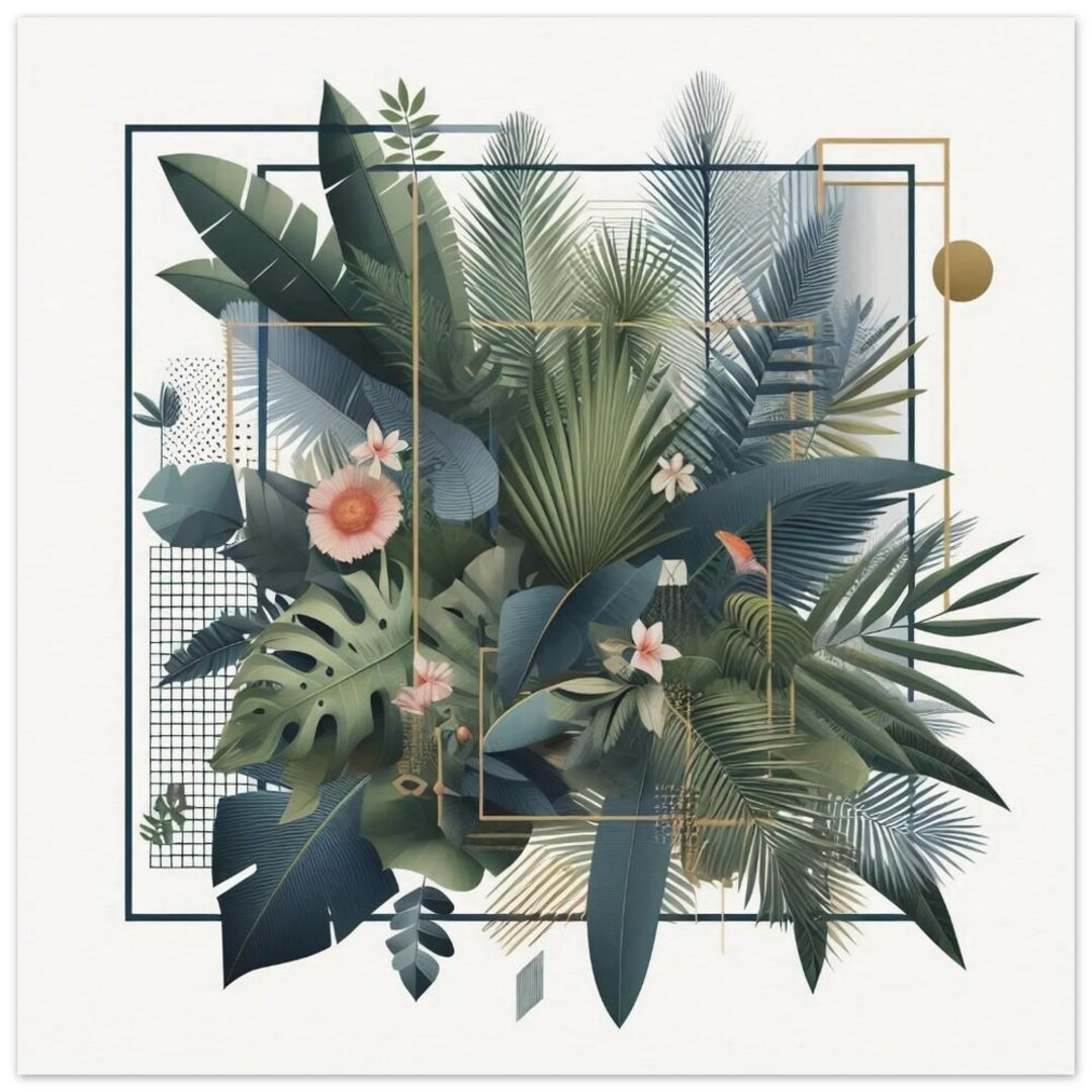 Bird's Eye View Museum-quality Matte Paper Poster Jungle Art ...