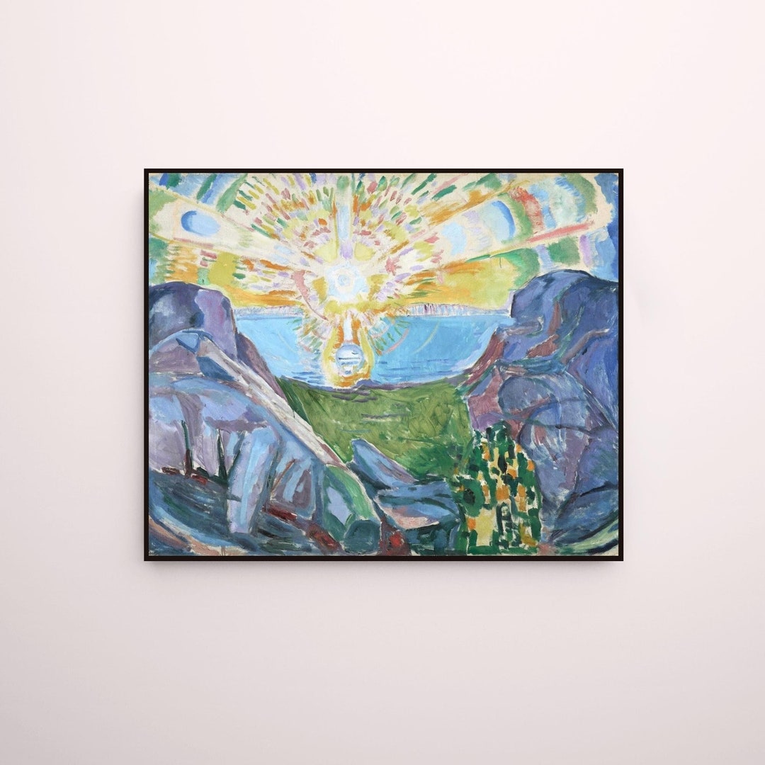 The Sun by Edvard Munch 1910s | Kragerø Norway | Energy Vitality ...