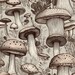 Mushrooms Seamless Tile Pattern - Etsy