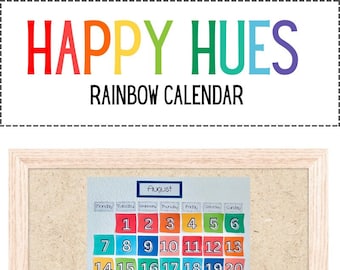 Happy Hues Rainbow Theme Hand Signals | DIGITAL DOWNLOAD | Printable ...