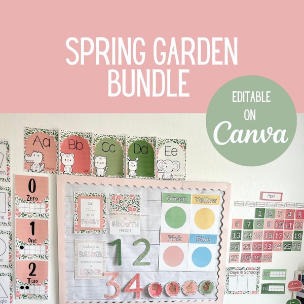 Garden Theme Classroom Birthday - Etsy