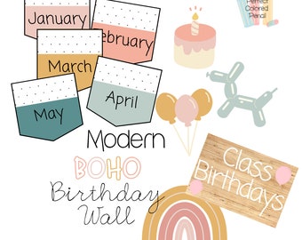 Calm Boho Classroom Alphabet Posters | Easy and Modern Classroom ...