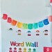 Happy Hues Rainbow Theme Word Wall | DIGITAL DOWNLOAD | Printable ...