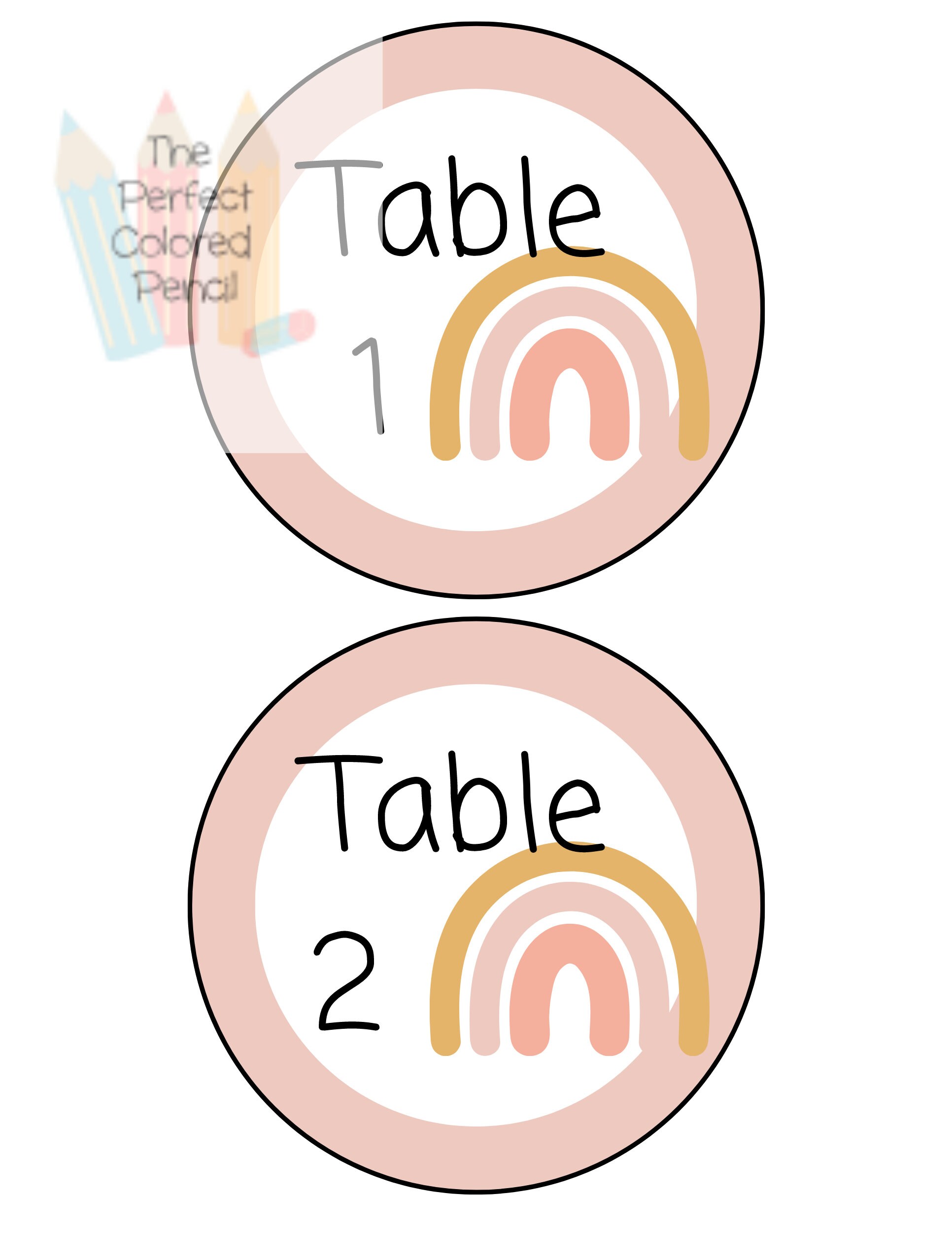 Calm Boho Classroom Decor Table Groups | Easy and Modern Classroom ...