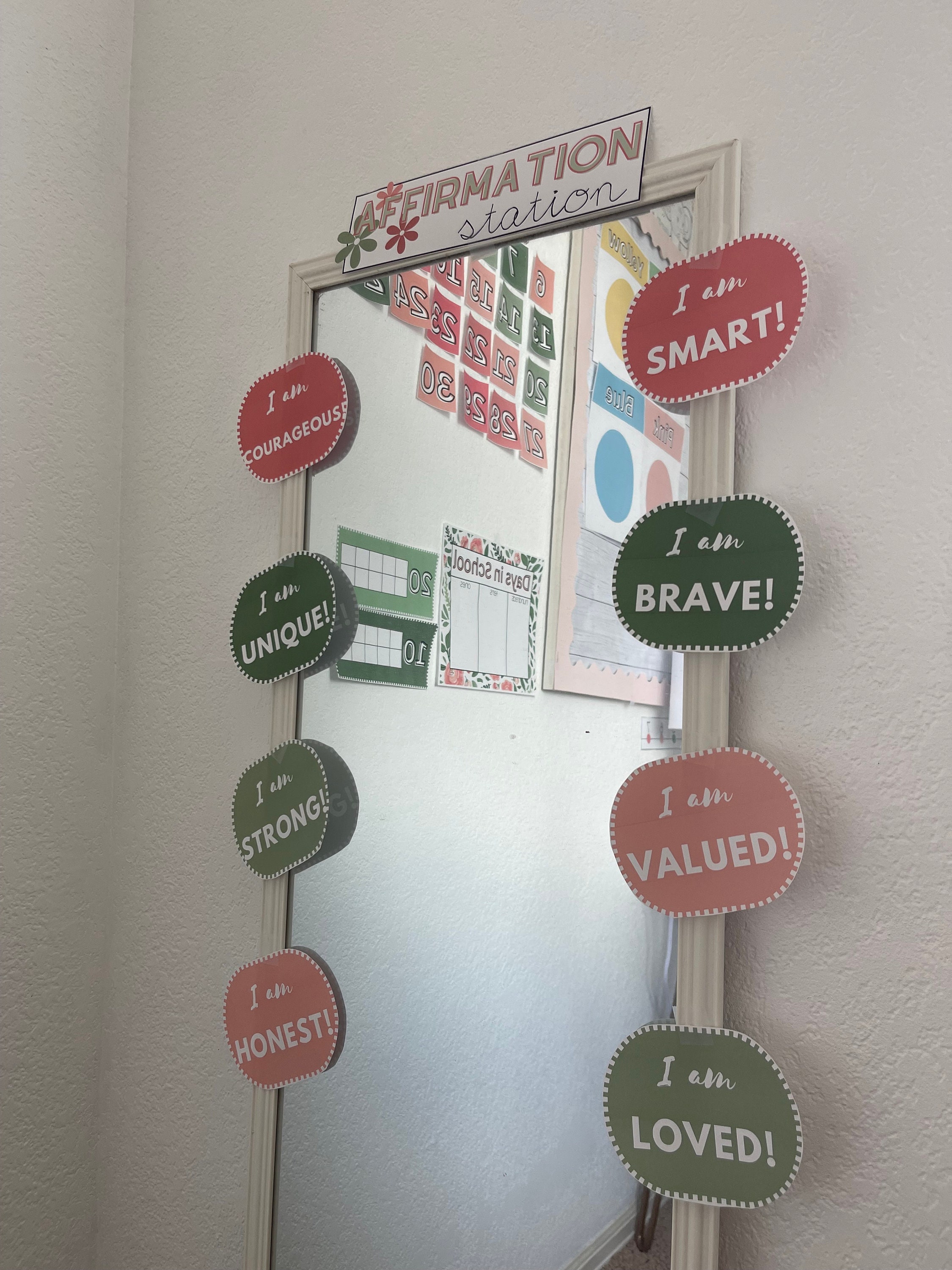 Spring Garden Affirmation Station DIGITAL DOWNLOAD Printable Classroom ...