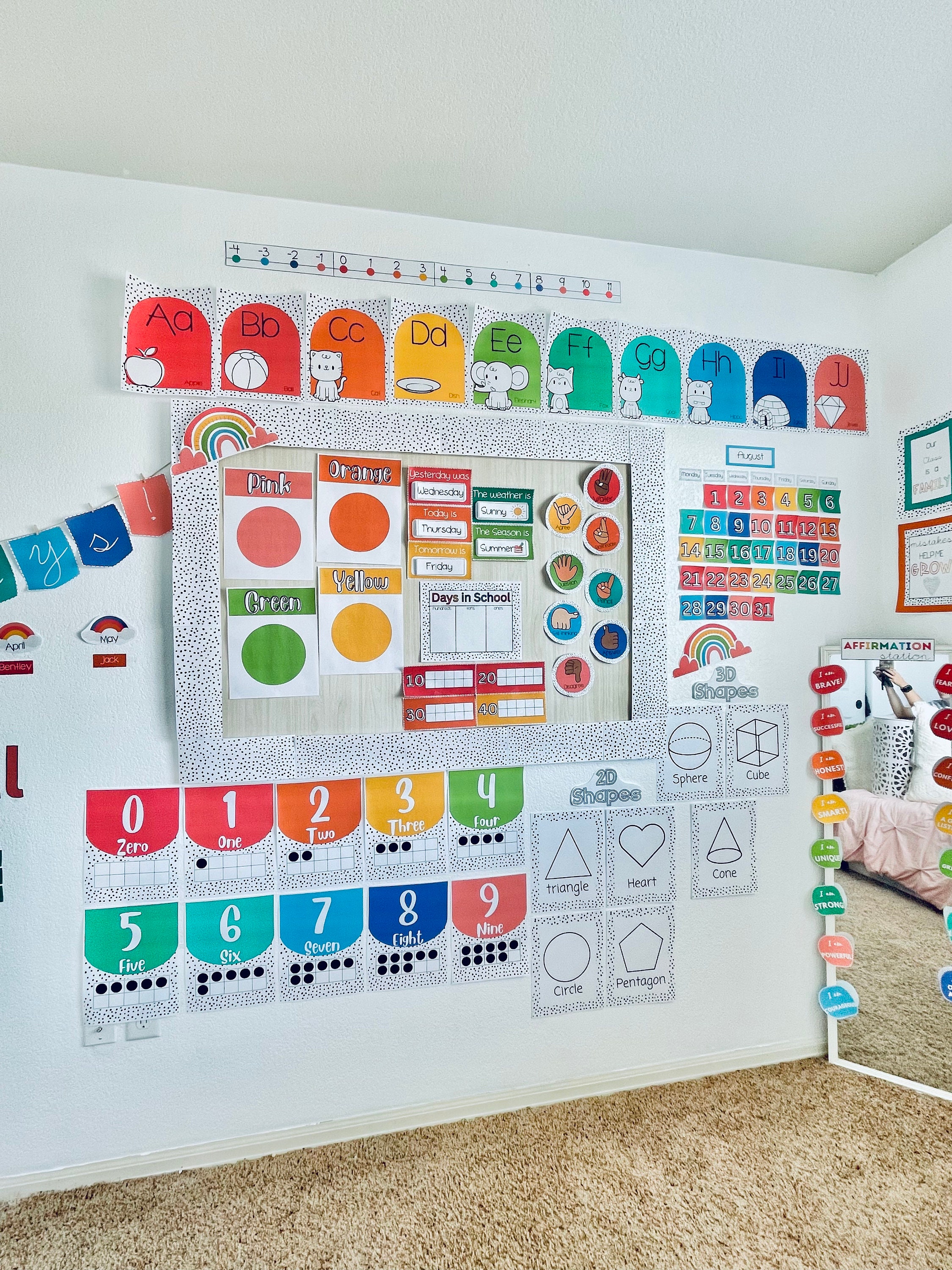 Happy Hues Rainbow Theme Hand Signals | DIGITAL DOWNLOAD | Printable ...