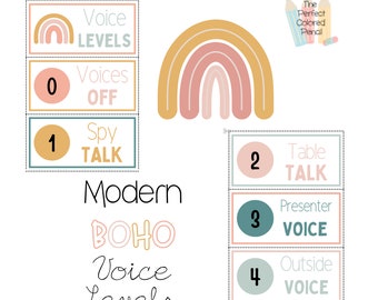 Calm Boho Classroom Alphabet Posters | Easy and Modern Classroom ...