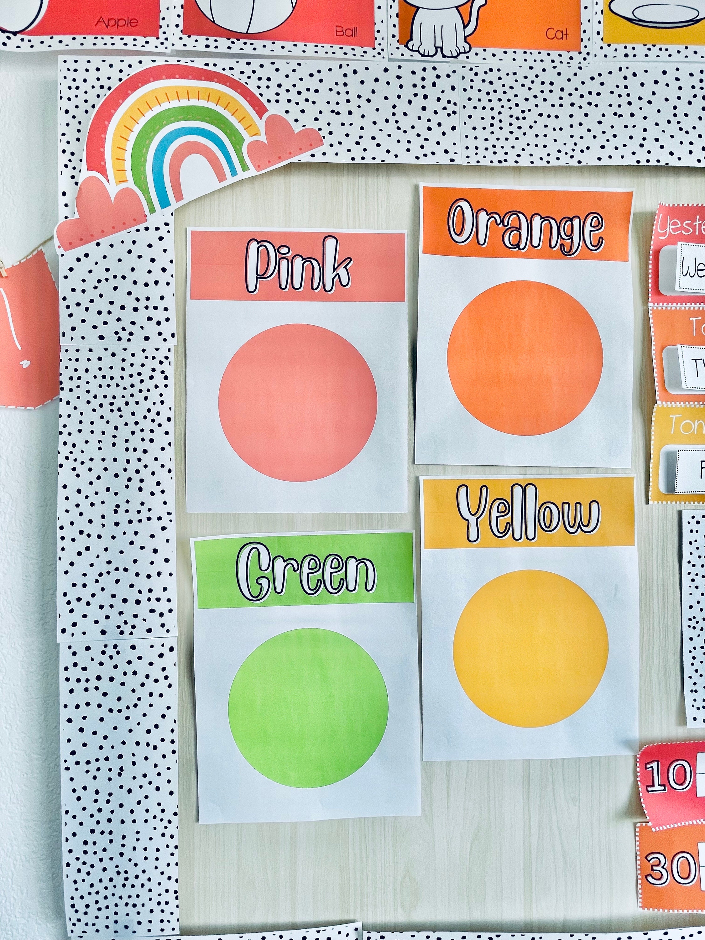 Happy Hues Rainbow Bundle | Classroom Decor | Classroom Decorations ...