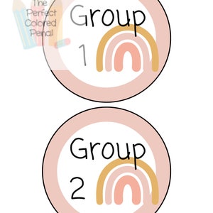 Calm Boho Classroom Decor Table Groups | Easy and Modern Classroom ...