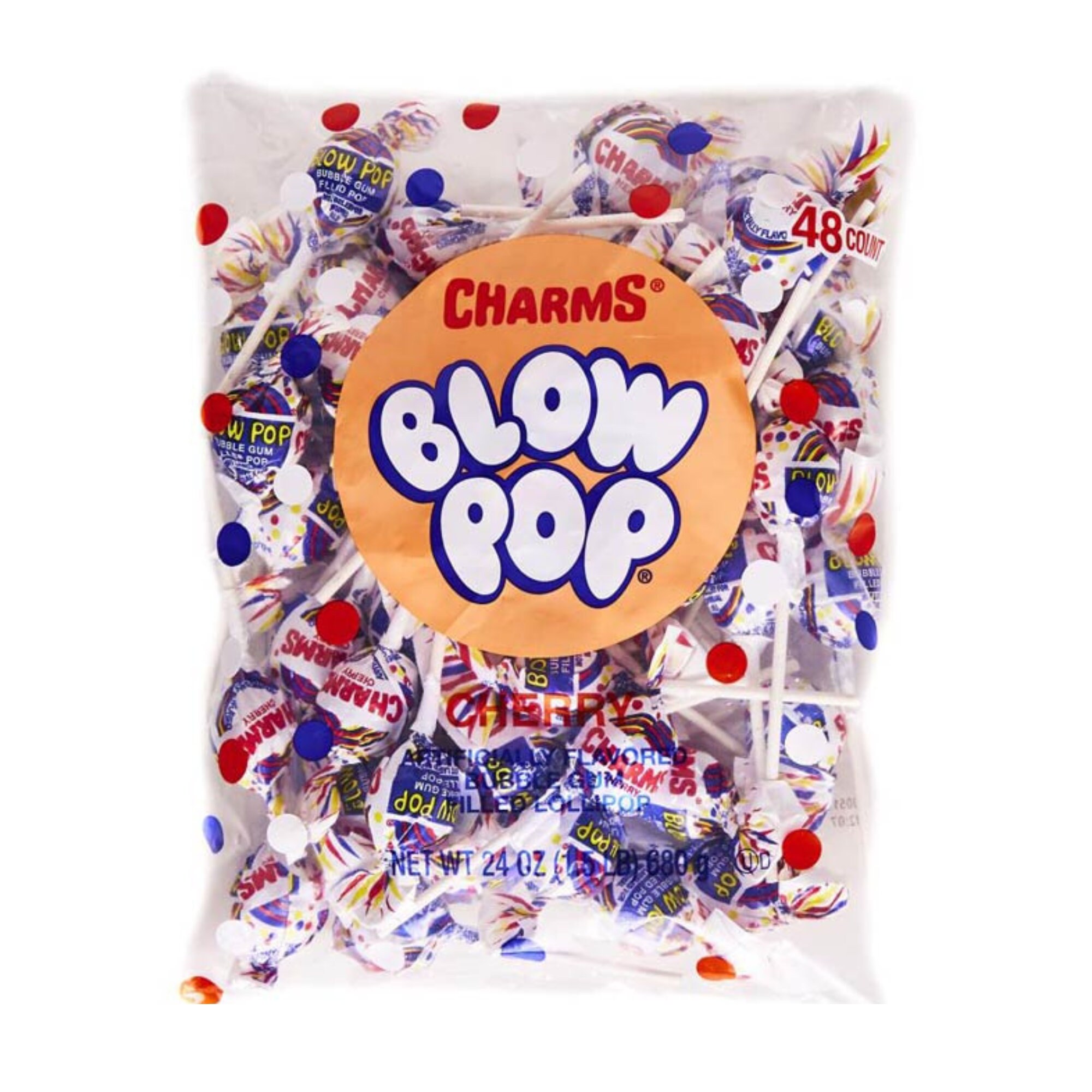 Charms Blow Pop Assortment Bubble Gum Filled Pops Cherry Blossom Gum ...