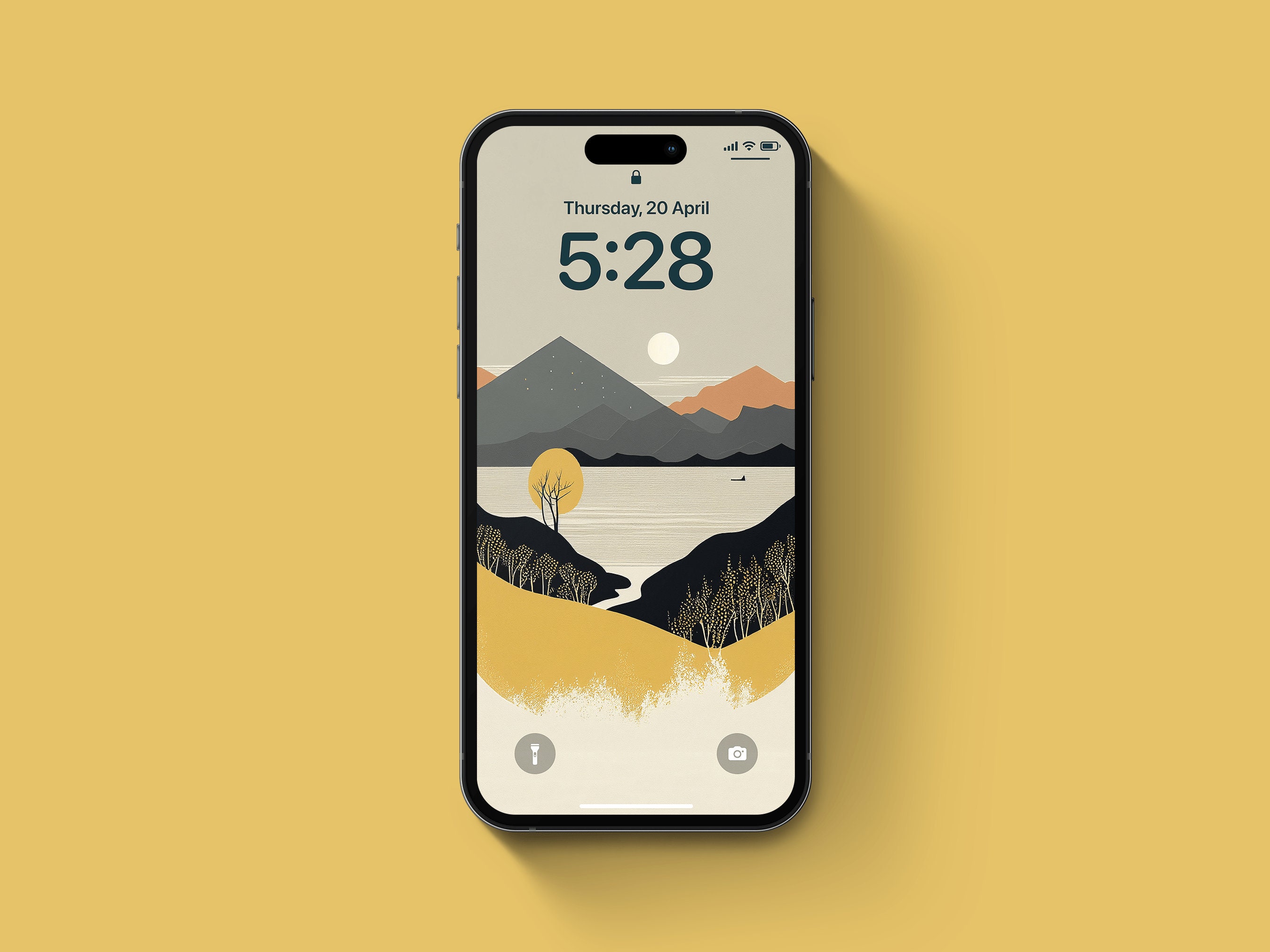 Nordic Landscape iPhone Wallpaper • iPhone Background Image • Landscape ...